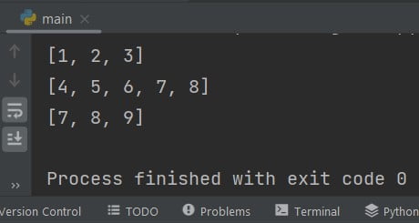 Python 2d Array Append