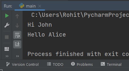 Default Argument In Python